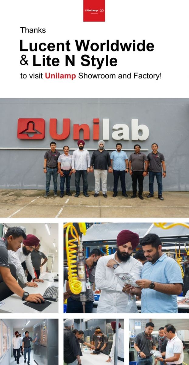 Thanks Lucent worldwide, Lite N Style from India | Unilamp